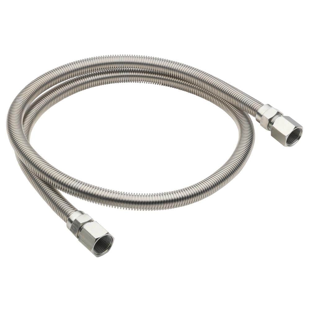 Homewerks Worldwide 3/4 in. FIP x 3/4 in. FIP x 60 in. Stainless Steel Gas Connector 509 ...