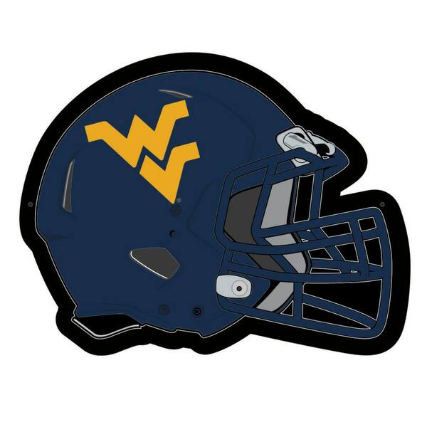 Evergreen West Virginia University Helmet 19 in. x 15 in. Plug-in LED ...