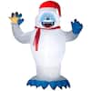 Rudolph 8 ft. Pre-lit Inflatable Bumble with Santa Hat and Star ...