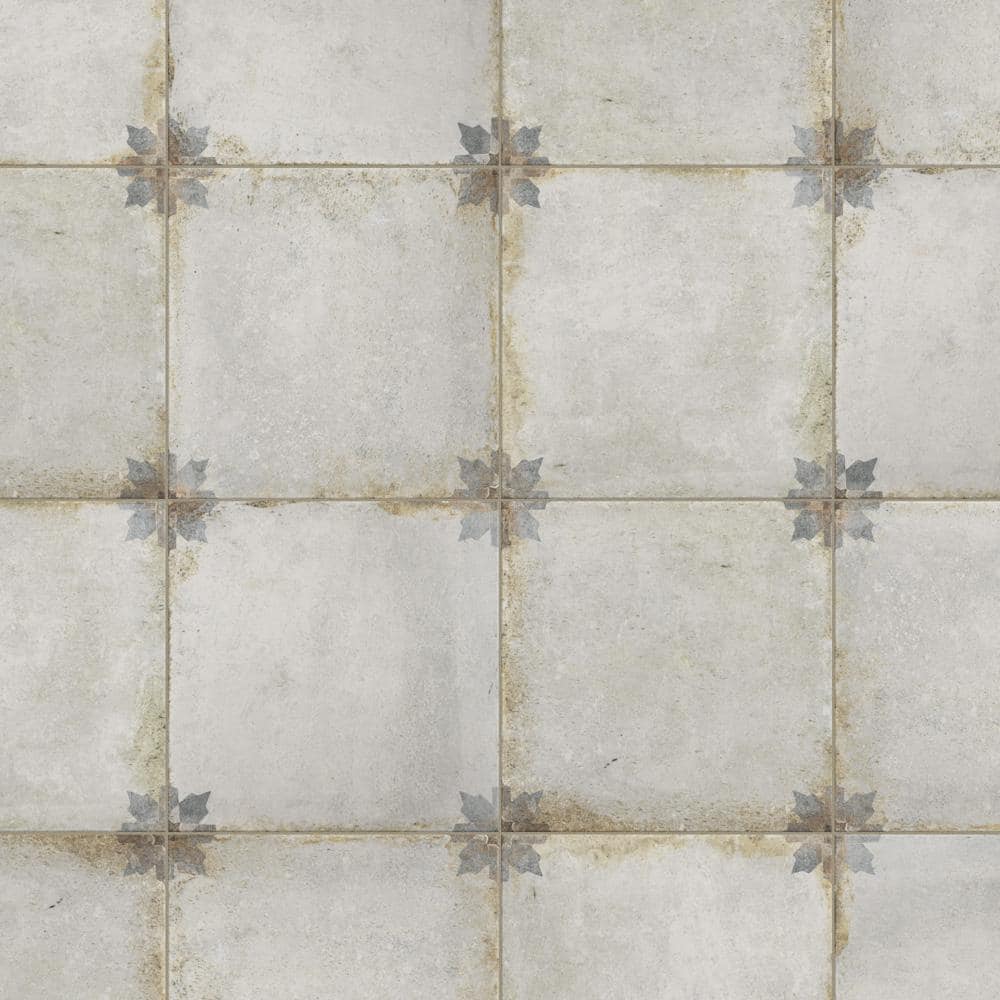 Merola Tile D'Anticatto Decor Arezzo 8-3/4 in. x 8-3/4 in. Porcelain ...