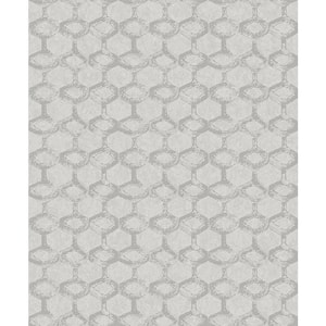 A-Street Prints Zilarra Light Grey Abstract Snakeskin Wallpaper Sample 4105-86616SAM - The Home ...