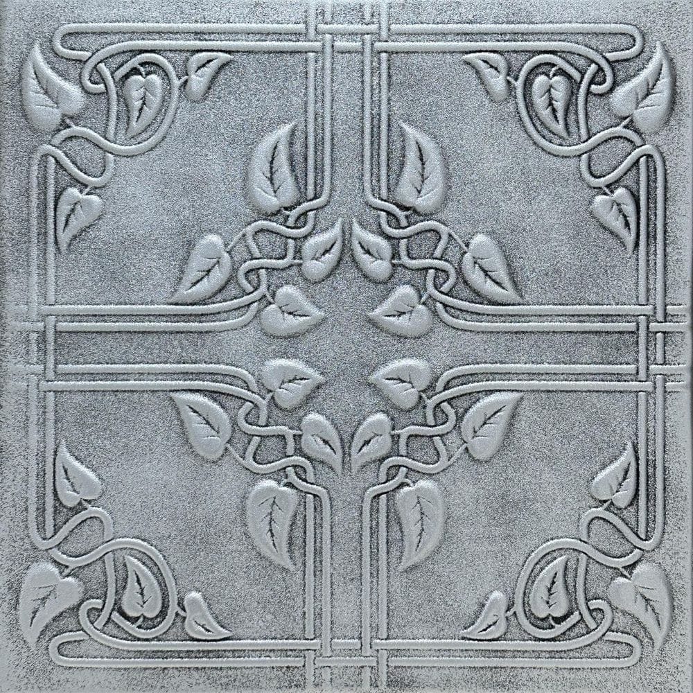 Reviews for A La Maison Ceilings Ivy Leaves Antique Silver 1.6 ft. x 1. ...