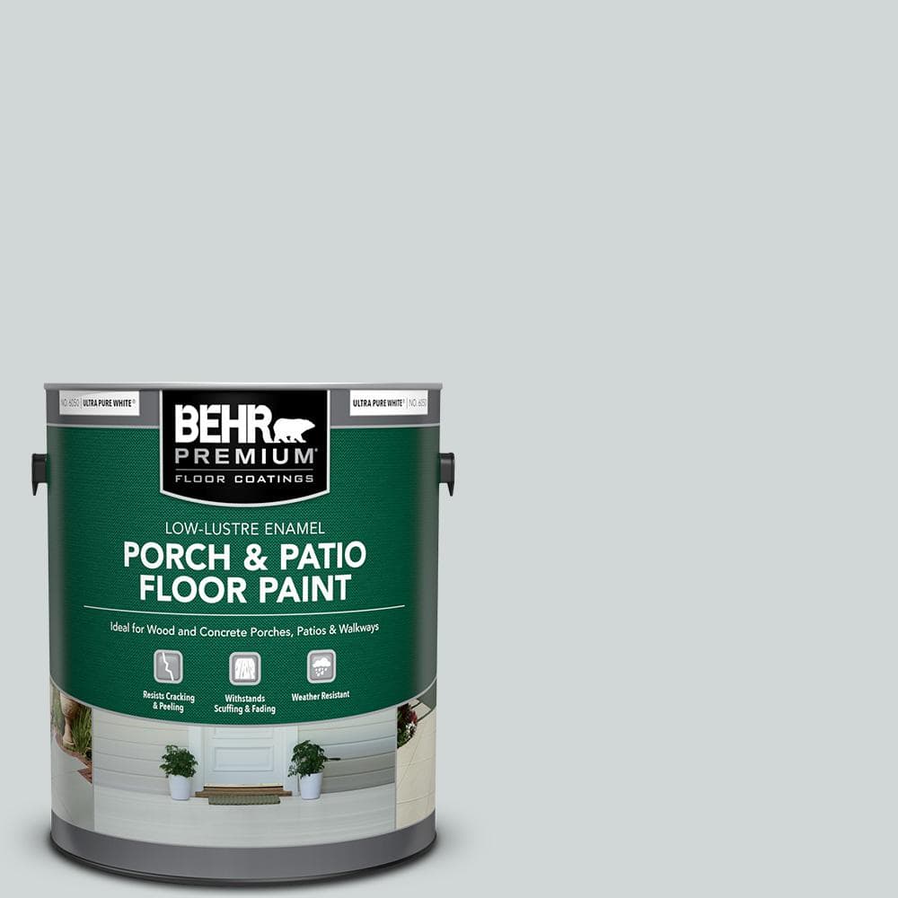 BEHR PREMIUM 1 gal. #750E-2 Twilight Gray Low-Lustre Enamel Interior ...