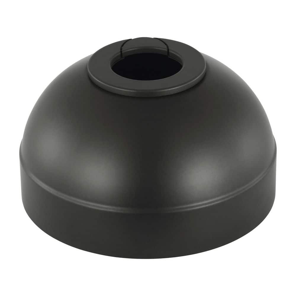 Generation Lighting Universal Midnight Black Slope Ceiling Fan Canopy ...