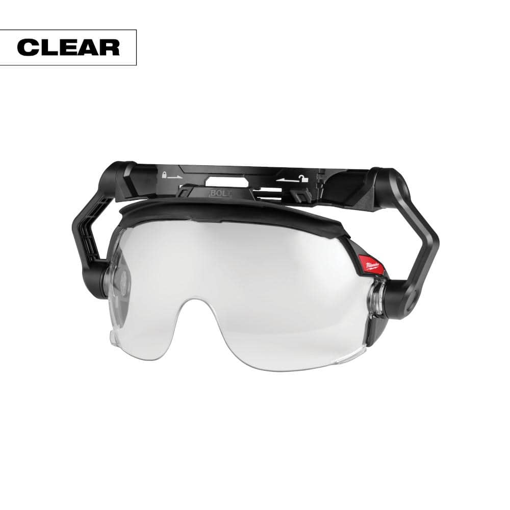Milwaukee BOLT Clear Dual Coat Len's Gasketed Eye Visor 48-73-1412 ...
