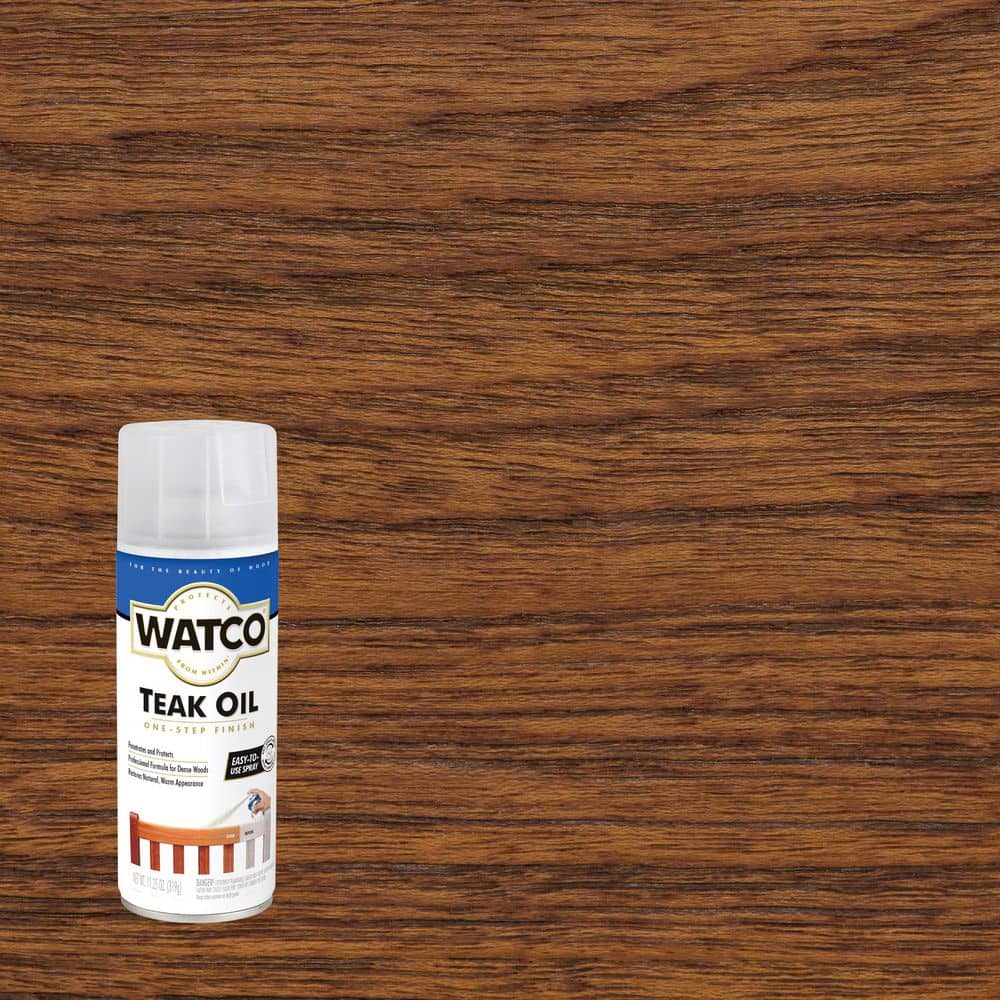 Watco 11.25 Teak Oil Spray Paint (Case of 6) 391271 - The Home Depot