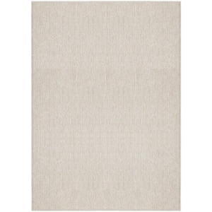 Nourison Natural Texture Ivory Grey 5 ft. x 7 ft. All-Over Design ...