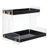 BWE Bathroom Counter Organizer 2-Tier Acrylic Vanity Countertop Perfume ...