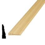 Alexandria Moulding WM 366 11/16 in. x 2-1/4 in. x 96 in. Pine Finger ...