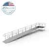 EZ-ACCESS PATHWAY 26 ft. Straight Aluminum Wheelchair Ramp Kit with ...