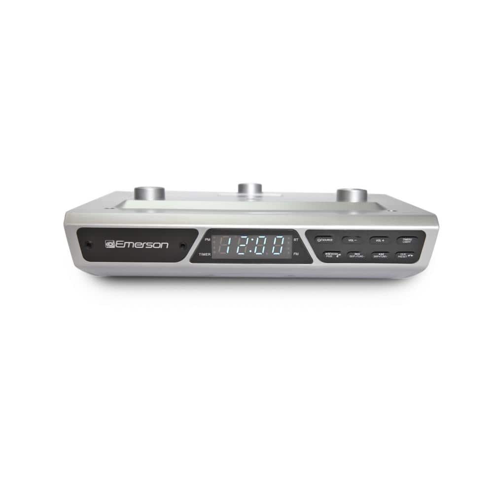 Emerson Undercabinet Bluetooth System with FM Radio, Built-In Speaker ...