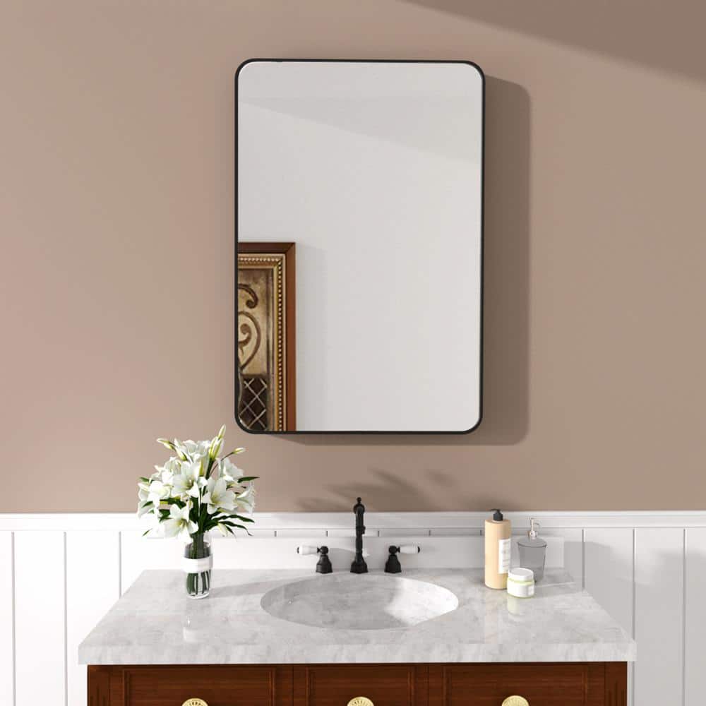 Hermitage Bath Cosy 24 in. W x 36 in. H Rectangular Framed Wall ...