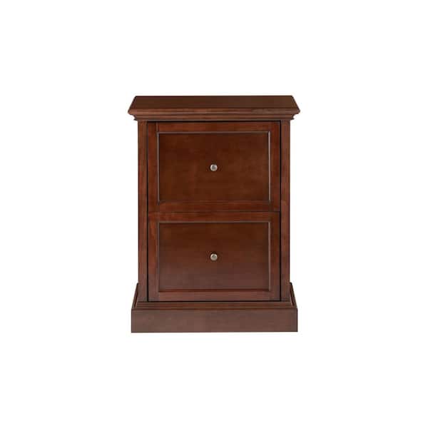 Home Decorators Collection Royce Walnut Brown Wood 2 Drawer File ...