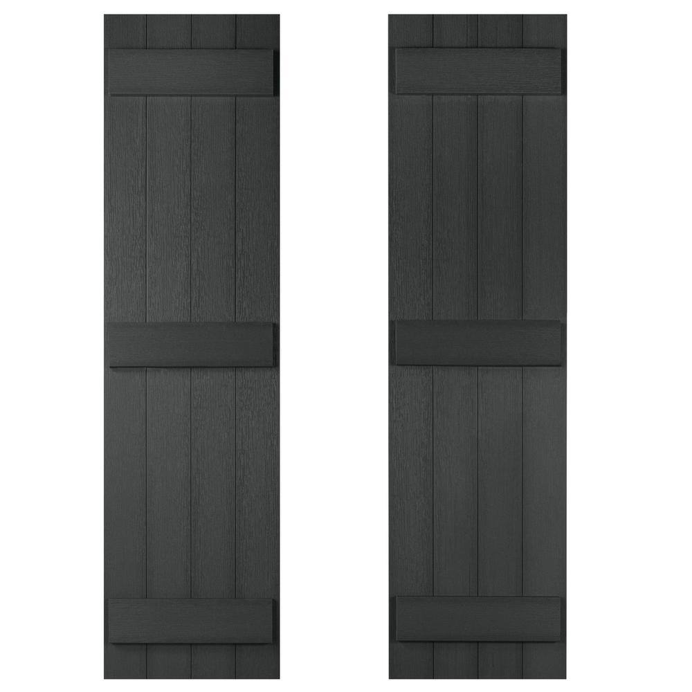 Highwood 14 in. x 71 in Recycled Plastic Board and Batten Stonecroft ...