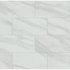 Marazzi EpicClean Milton Arabescato Marble 12 in. x 24 in. Glazed ...
