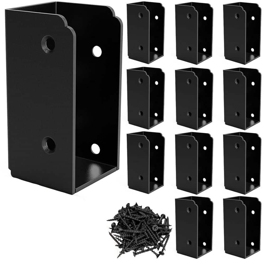 Afoxsos 2 x 4 Stainless Steel Deck Railing Brackets Connectors for ...