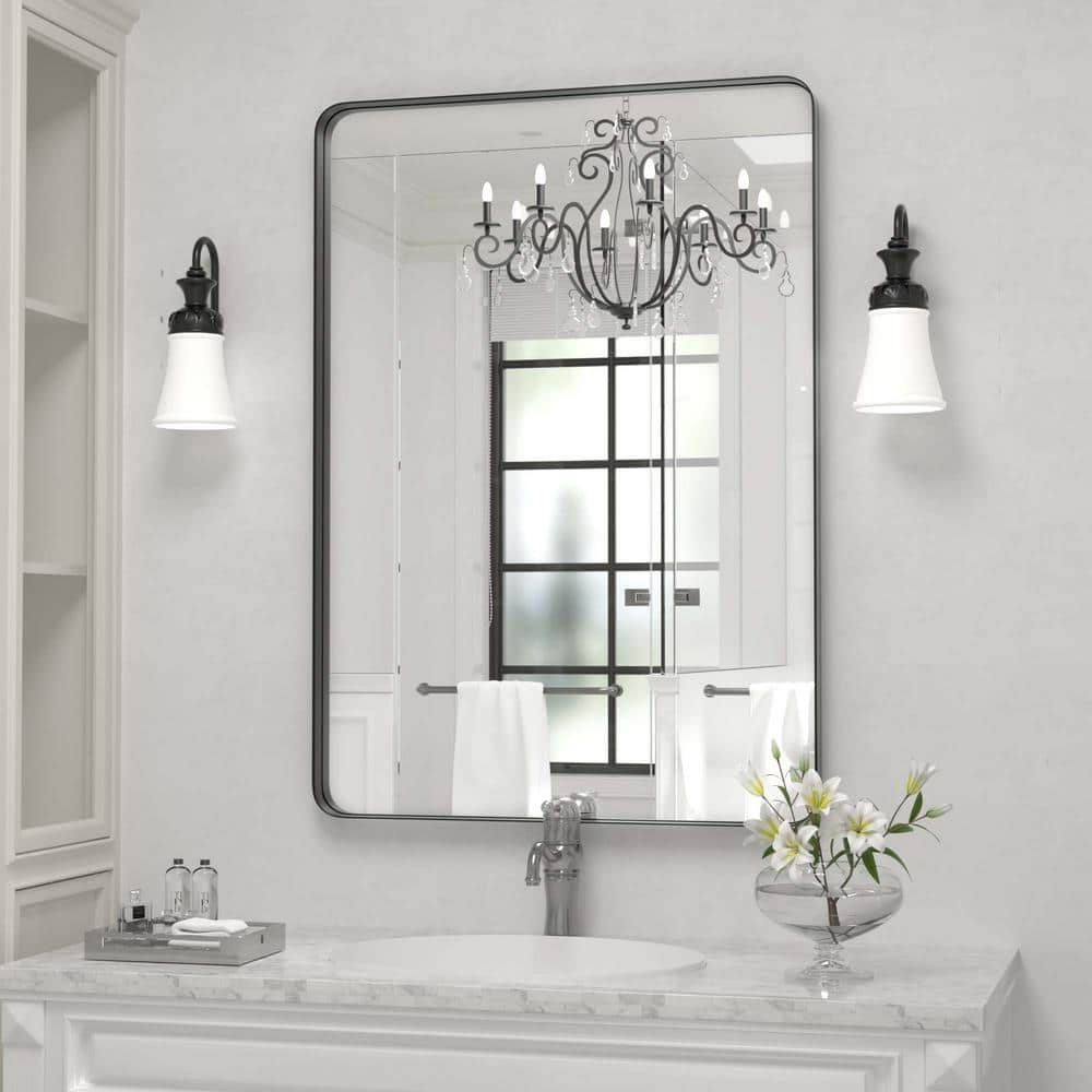 PAIHOME 20 in. W x 28 in. H Medium Rectangular Metal Framed Wall ...