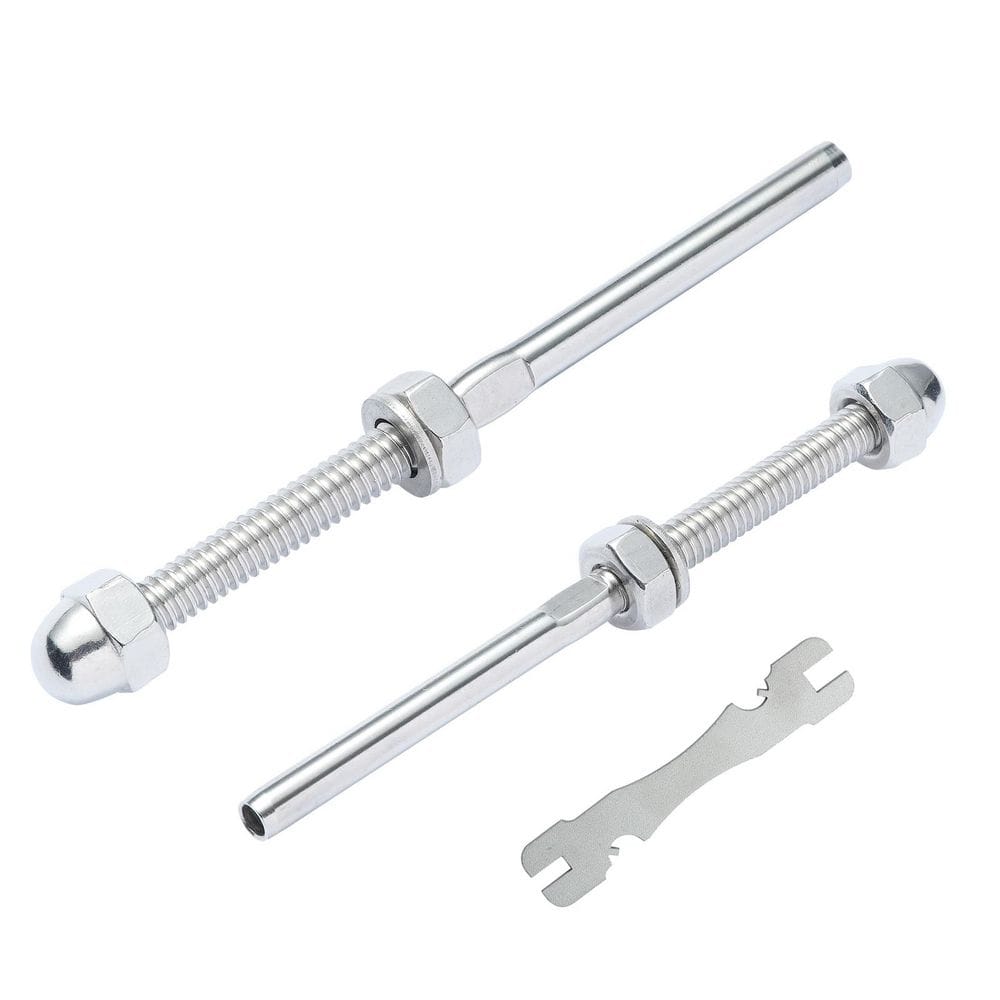 SVOPES 51 Pack 1/8in. Cable Railing Tension End Fitting, Swage Threaded ...