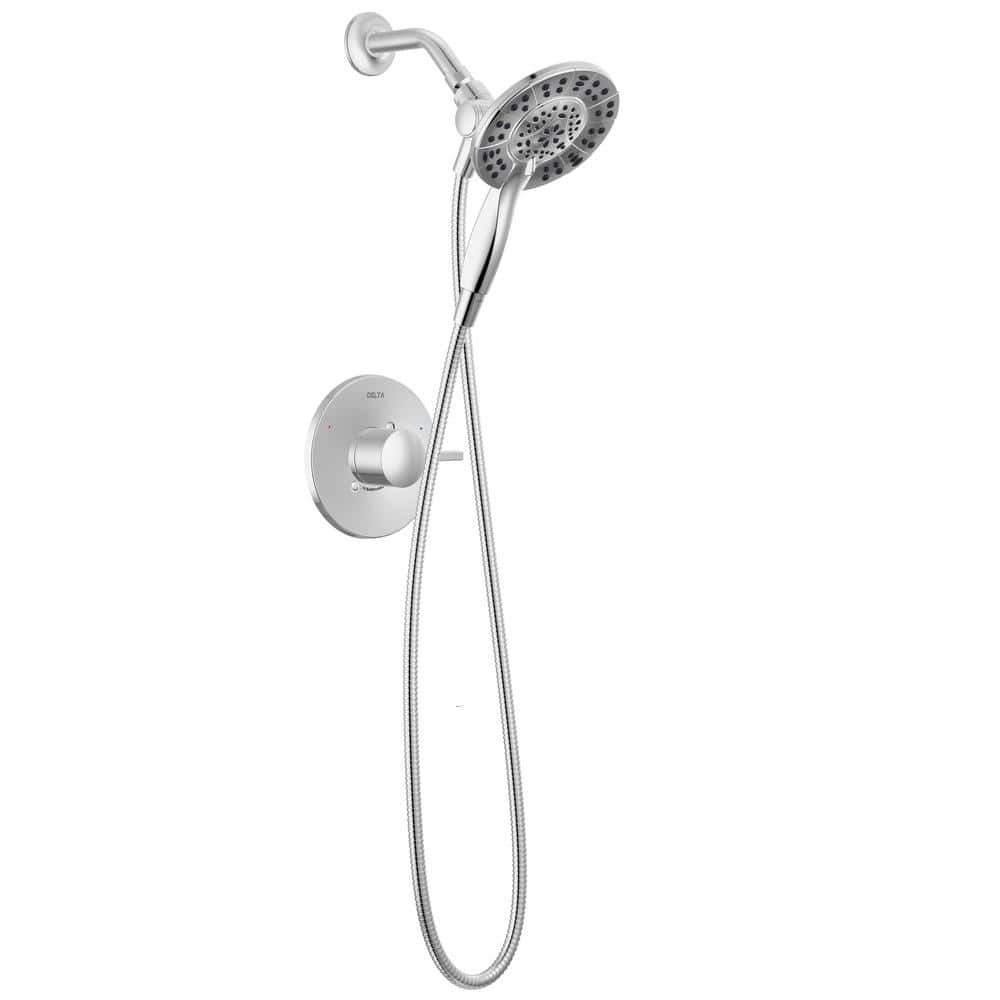 Delta Albion 1-Handle Wall Mount Shower Trim in Chrome (Valve Not ...