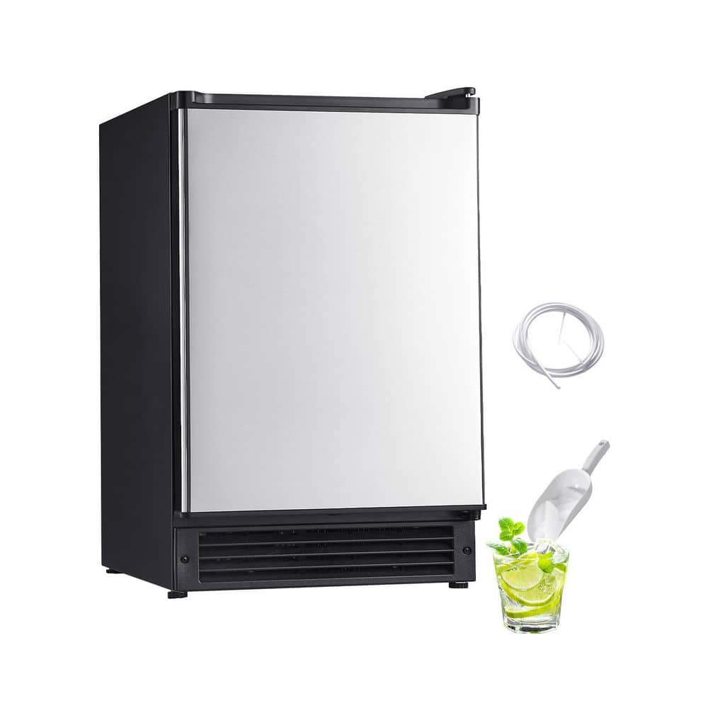 SKYSHALO Undercounter Ice Maker, 15 lbs. /Day, Reversible Door ...
