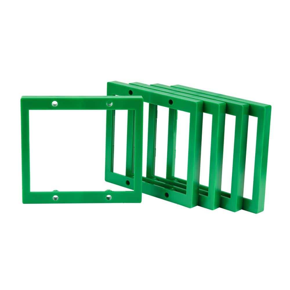 ReceptXtenders 2-Gang 3/8 in. Electrical Receptacle Box Extension Ring ...