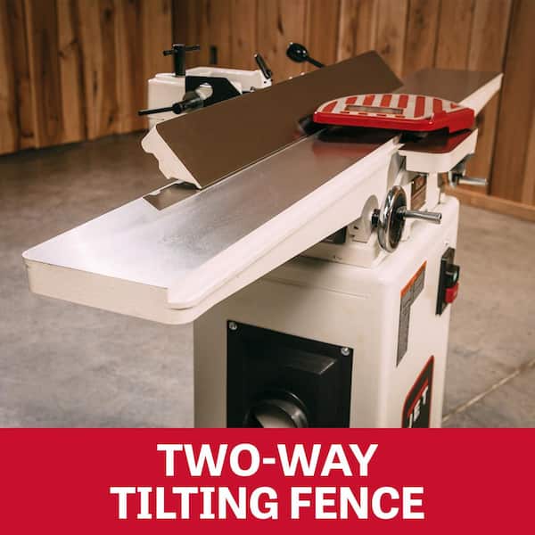 Jet 1 HP 6 in. Woodworking Jointer with Quick-Set Knife System, 115/230 ...