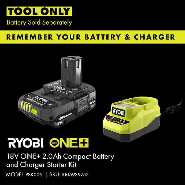 RYOBI ONE+ 18V Handheld Cordless Pool Vacuum Cleaner (Tool Only) with ...