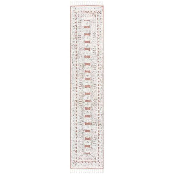 Unique Loom Boho Becca Pink 2 ft. 7 in. x 12 ft. Area Rug 3188629 - The ...