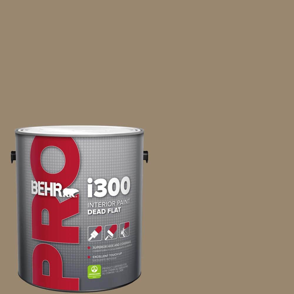 BEHR PRO 1 gal. #710D-5 Mississippi Mud Dead Flat Interior Paint ...
