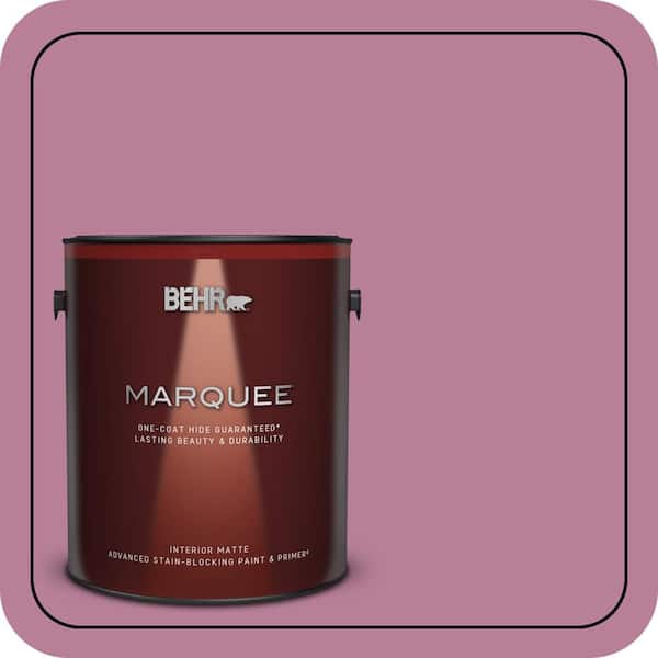 BEHR MARQUEE 1 gal. #M130-5 Cabaret Matte Interior Paint & Primer ...