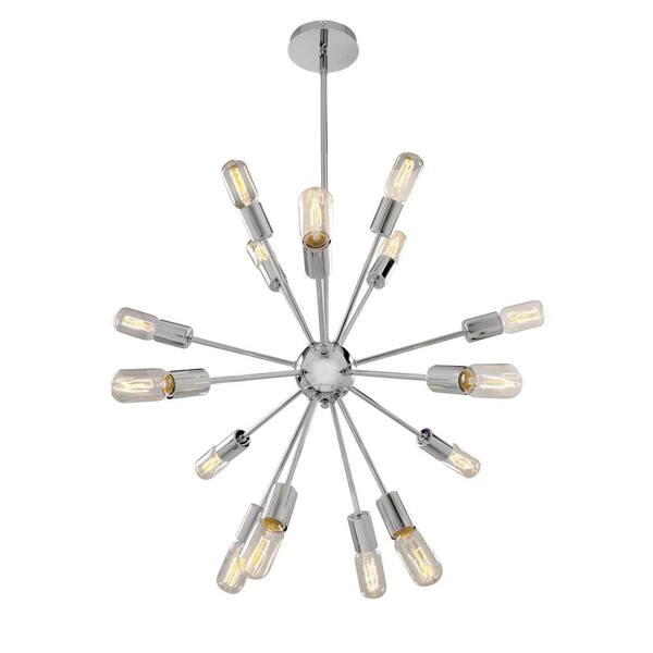 Access Lighting Flux 16-Light Chrome Chandelier 55542-CH - The Home Depot