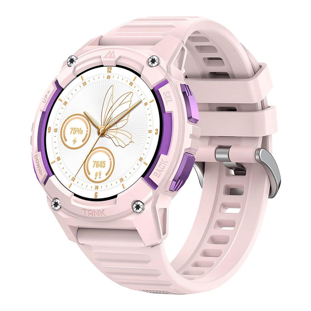 Tank S2 AMOLED GPS Smartwatch 2.13 x 0.4 in. Violet Pink P-S001-P - The ...