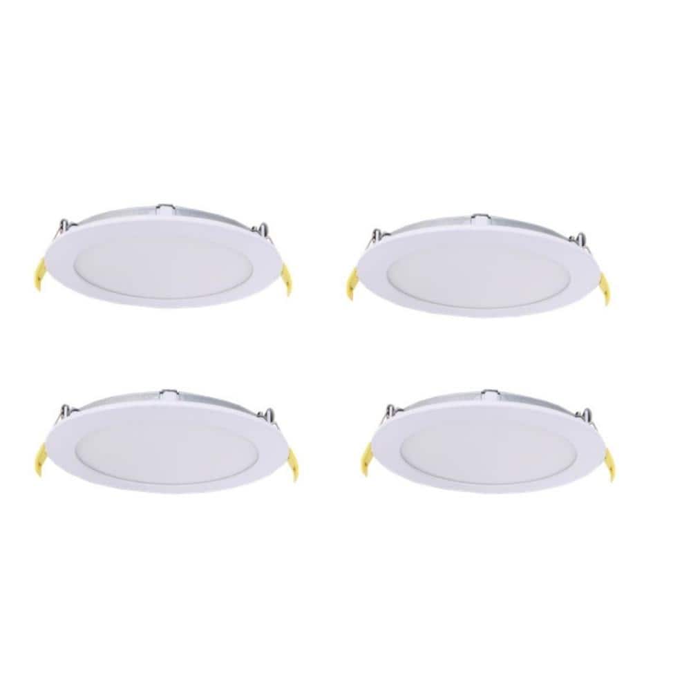 HALCO LIGHTING TECHNOLOGIES 4 in. Pro LED Select Slim Downlight 10-Watt ...