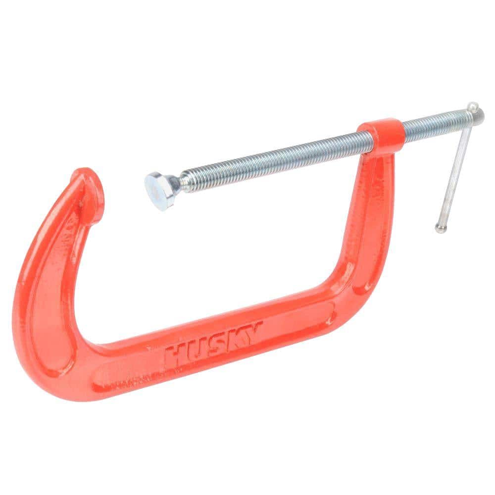 Husky 8 in. C-Clamp 012382 - The Home Depot
