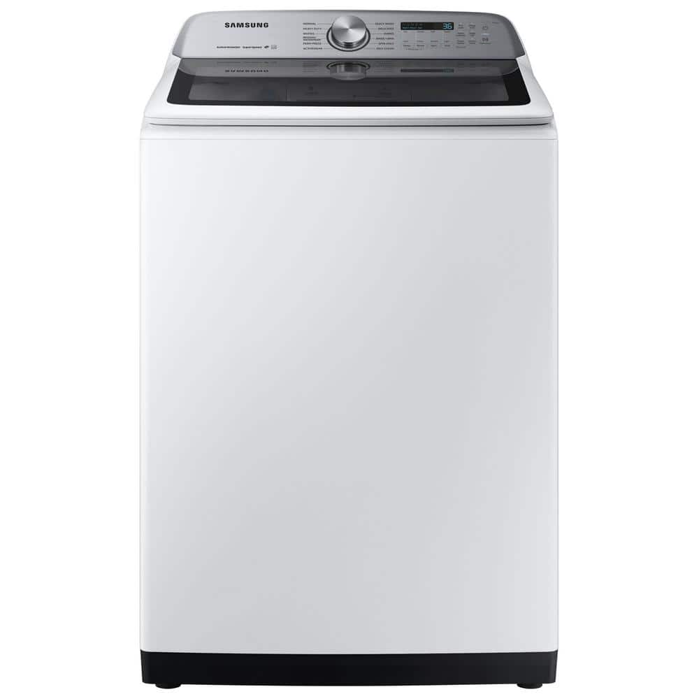 Samsung 5.0 cu. ft. High-Efficiency in White Top Load Washing Machine ...