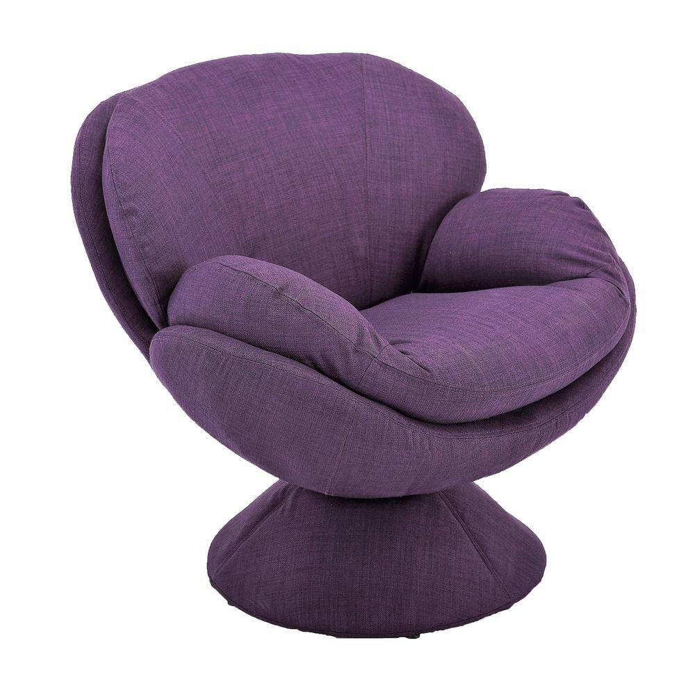 Progressive Furniture Comfort Chair Rio Purple Fabric Leisure Chair ...
