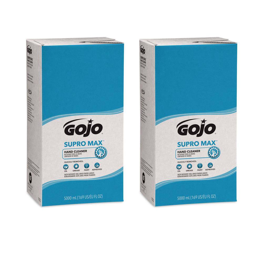 GoJo 5,000 mL SUPRO MAX Hand Cleaner Refill, Floral Scent, 2/Carton ...