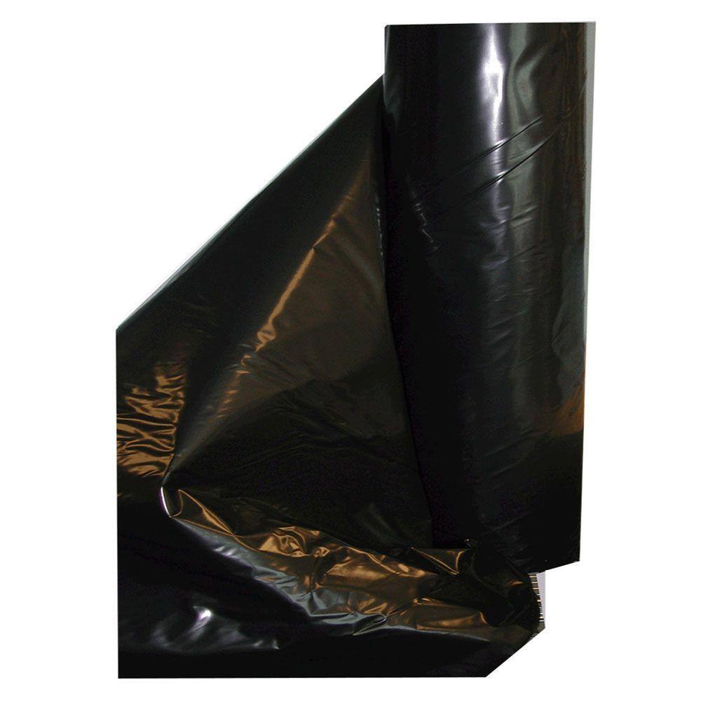 Americover 20 ft. x 100 ft. 4-mil Black Fire Retardant Poly ...