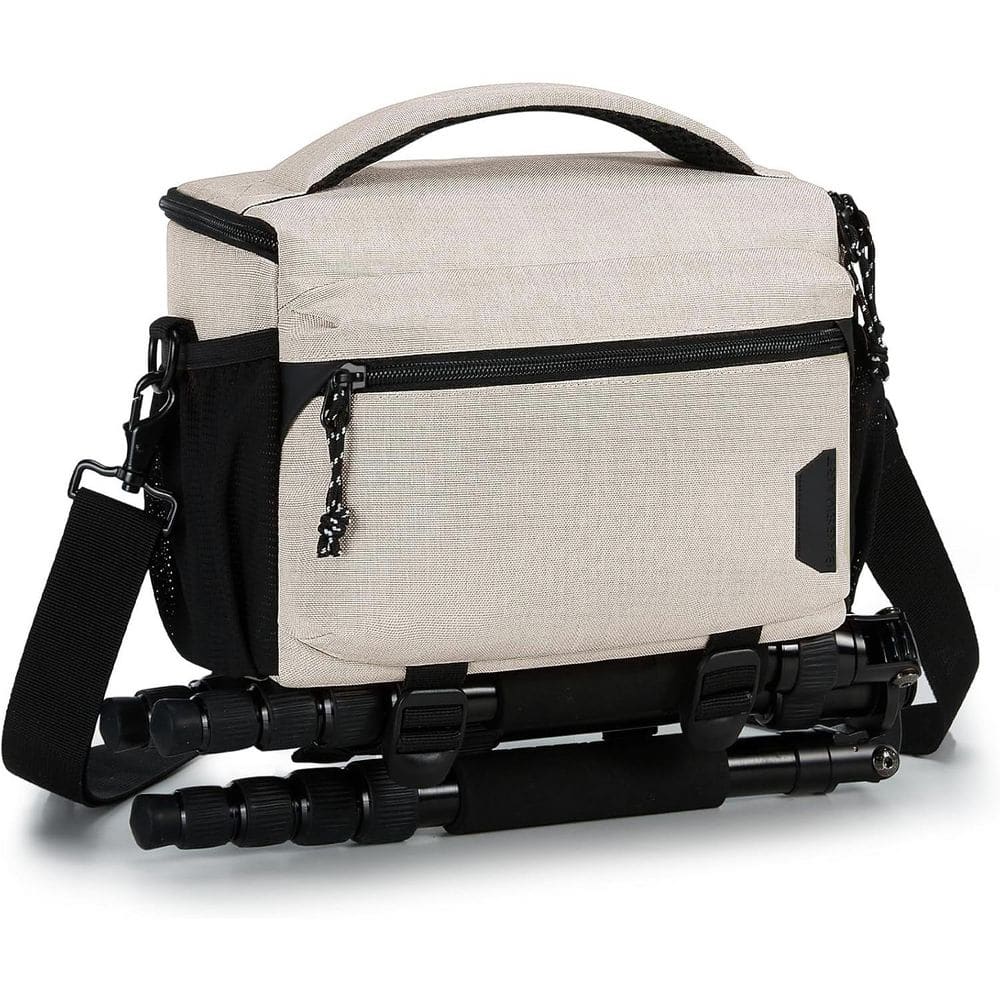 Lukyamzn Small Camera Shoulder Bag for DSLR/SLR/Mirrorless Cameras with ...
