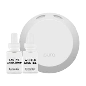 Pura Smart Home Fragrance Diffuser Starter Set-Includes Linens and Surf ...