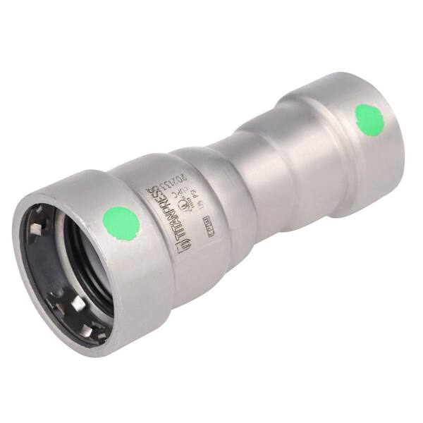 T TITANPRESS 1 in. x 1/2 in. Carbon Steel Press Reducing Coupling EPDM ...