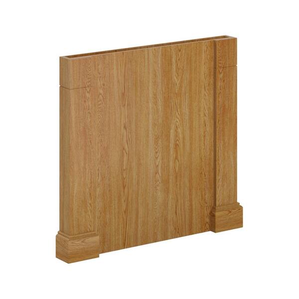 Hampton Bay 37.5 in. x 34.5 in. x 3 in. Deco Island End Panel Kit in ...