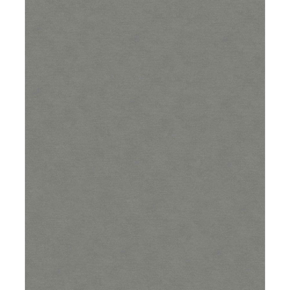 Textures Collection Grey Textured Plain Luster Finish Vinyl on Non ...