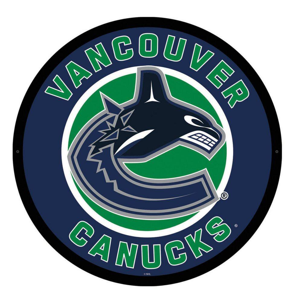 Evergreen Vancouver Canucks Round 23 in. Plug-in LED Lighted Sign ...