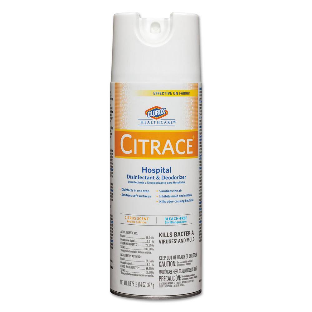 Clorox Healthcare 14 oz. Aerosol Citrus Citrace Hospital Disinfectant ...