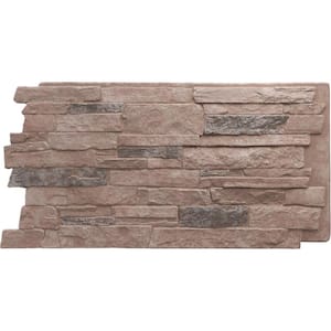 Ekena Millwork Acadia Ledge 49 in. x 1 1/4 in. Cannondale Stacked Stone ...