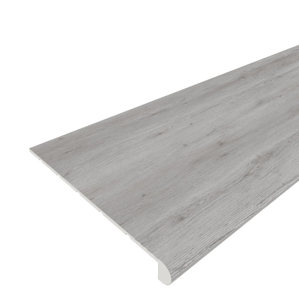 NewTechWood Everlux Premium Flooring Camila Rustic Gray 1 in. T x 11.81 ...