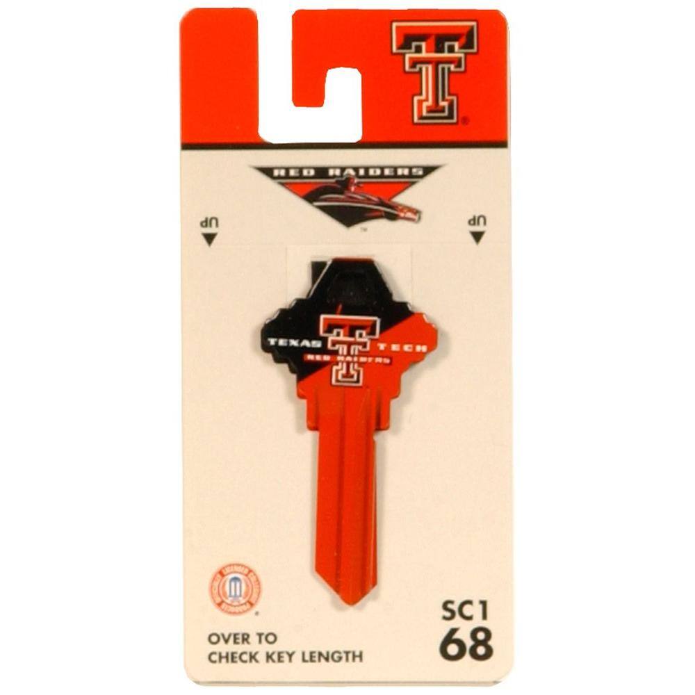 Hillman #68 NCAA Texas Tech Red Raiders Key Blank 89983 - The Home Depot