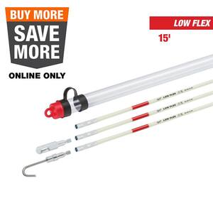 Milwaukee 5 ft. High Flex Fiberglass Fish Stick 48-22-4153 - The Home Depot