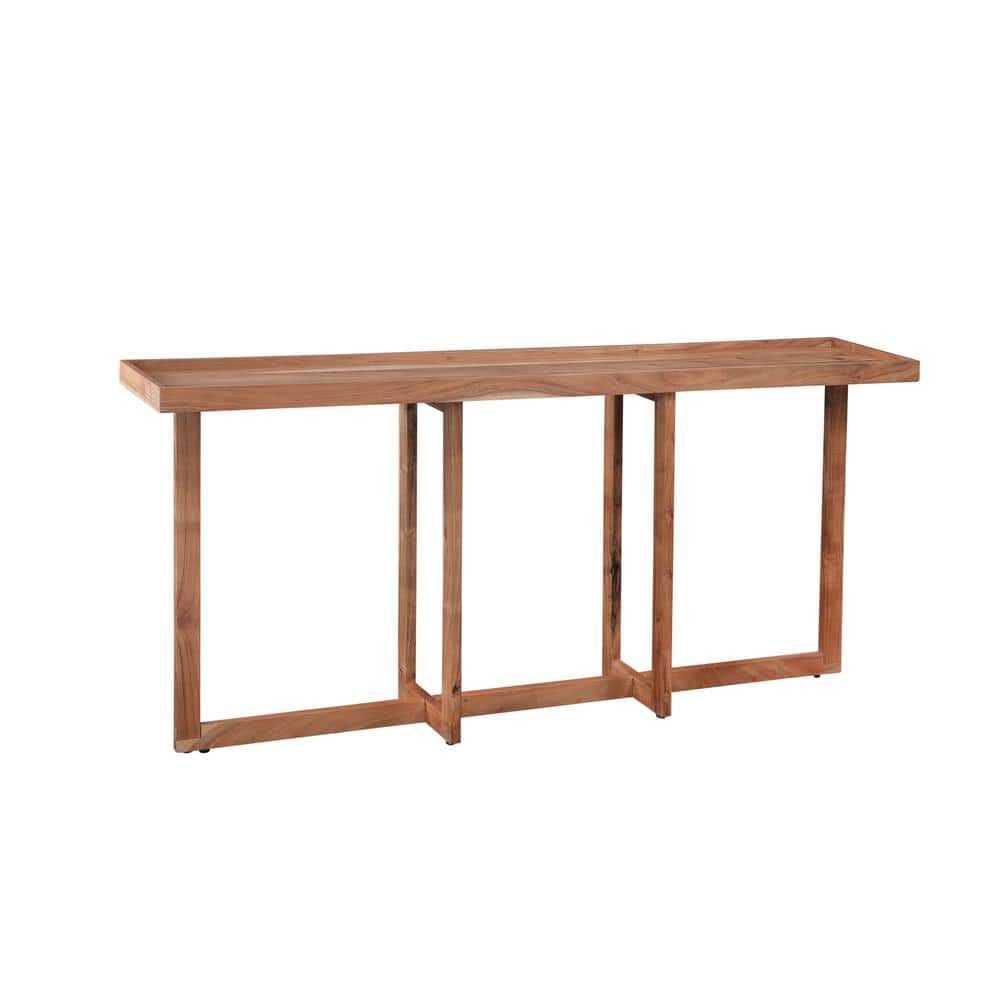 Martin Svensson Home Naples 72 in. Natural Acacia Rectangle Solid Wood ...